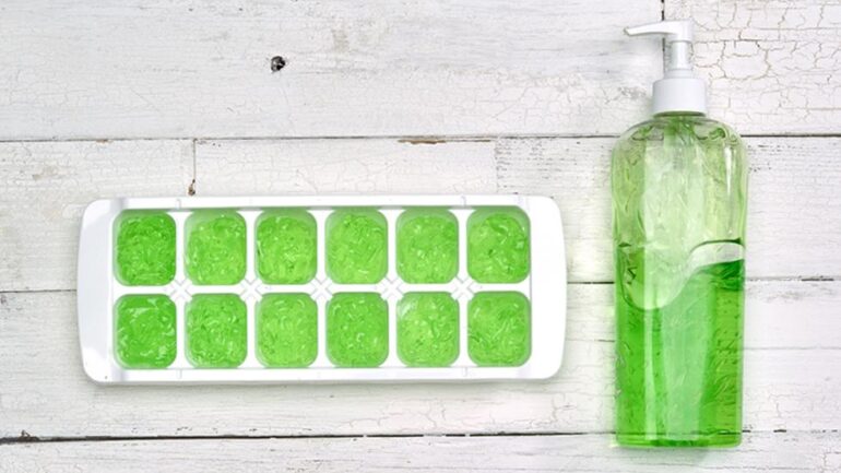 Aloe Vera Ice Cube Get Soothe Your Skin: Skin Care Top News